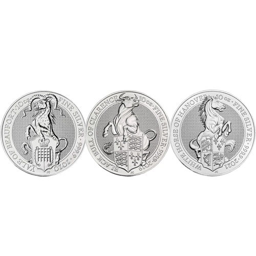 Buy 10 oz Silver Queen’s Beast Coin | Random Year | Lone Star Coins